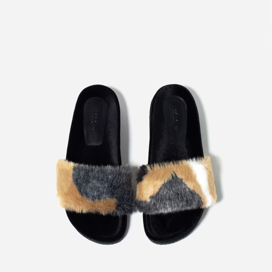 Shop The Trend: Faux Fur Sliders – Jericha Good