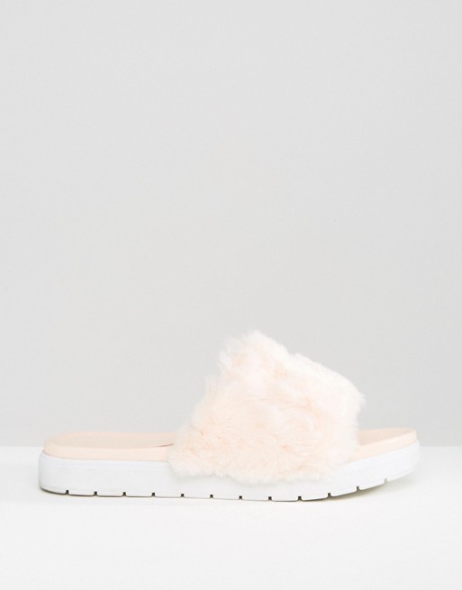 Shop The Trend: Faux Fur Sliders – Jericha Good